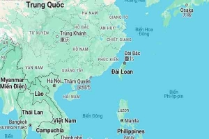 Bản đồ Đài Loan trên thế giới